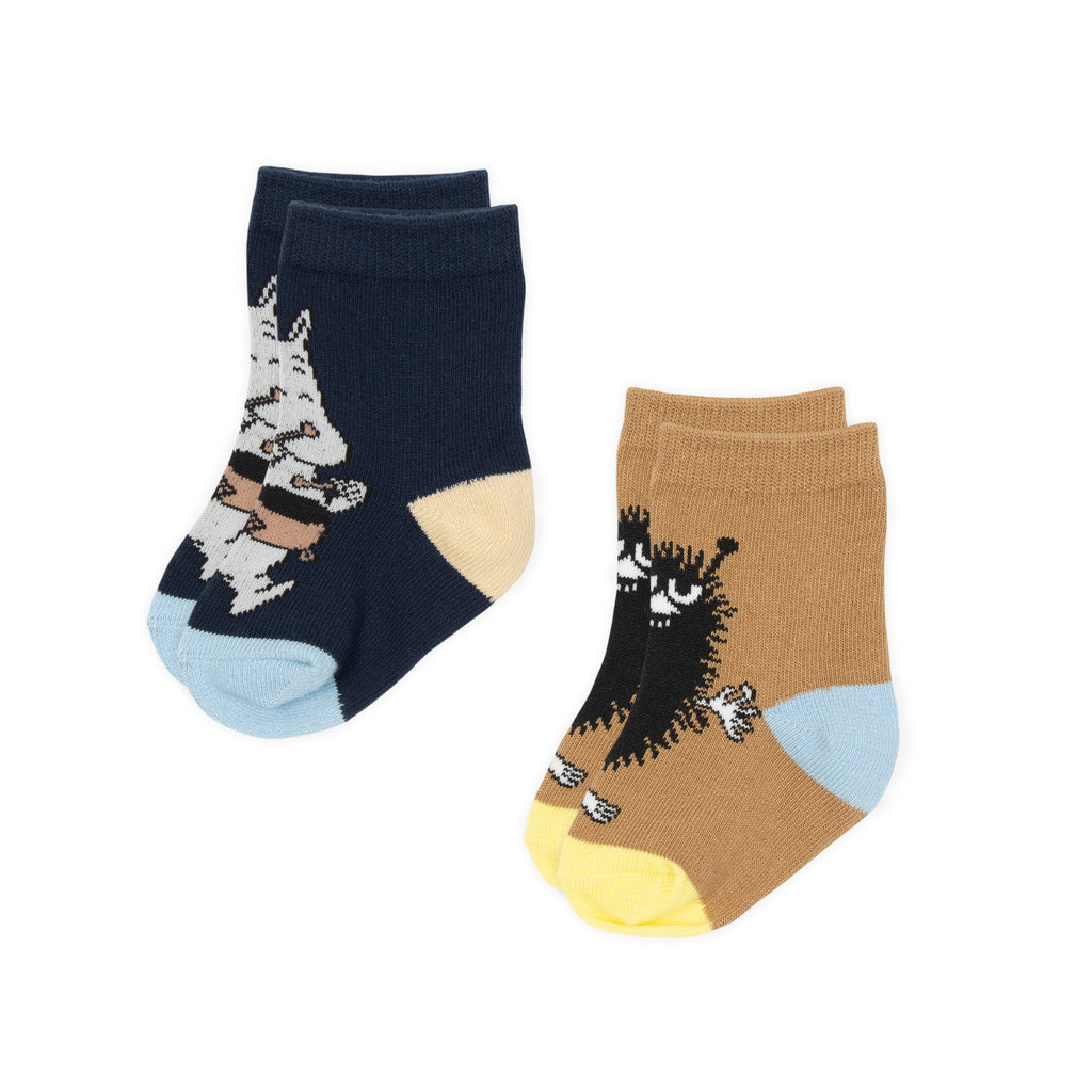Stinky & Moomintroll Baby Socks, Double Pack | Official Moomin Product ...