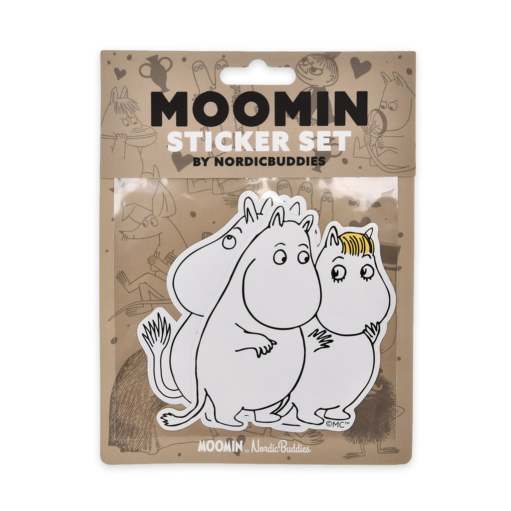 Moomintroll & Snorkmaiden XL-Sticker Combo | Official Moomin Product ...