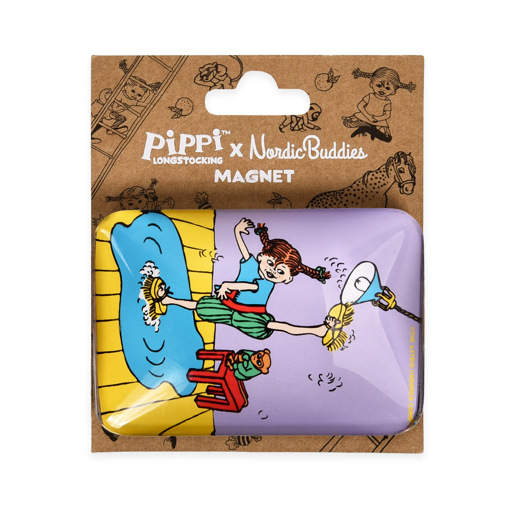 Pippi Glass Magnet | Official Pippi Longstocking Product by Nordicbuddies