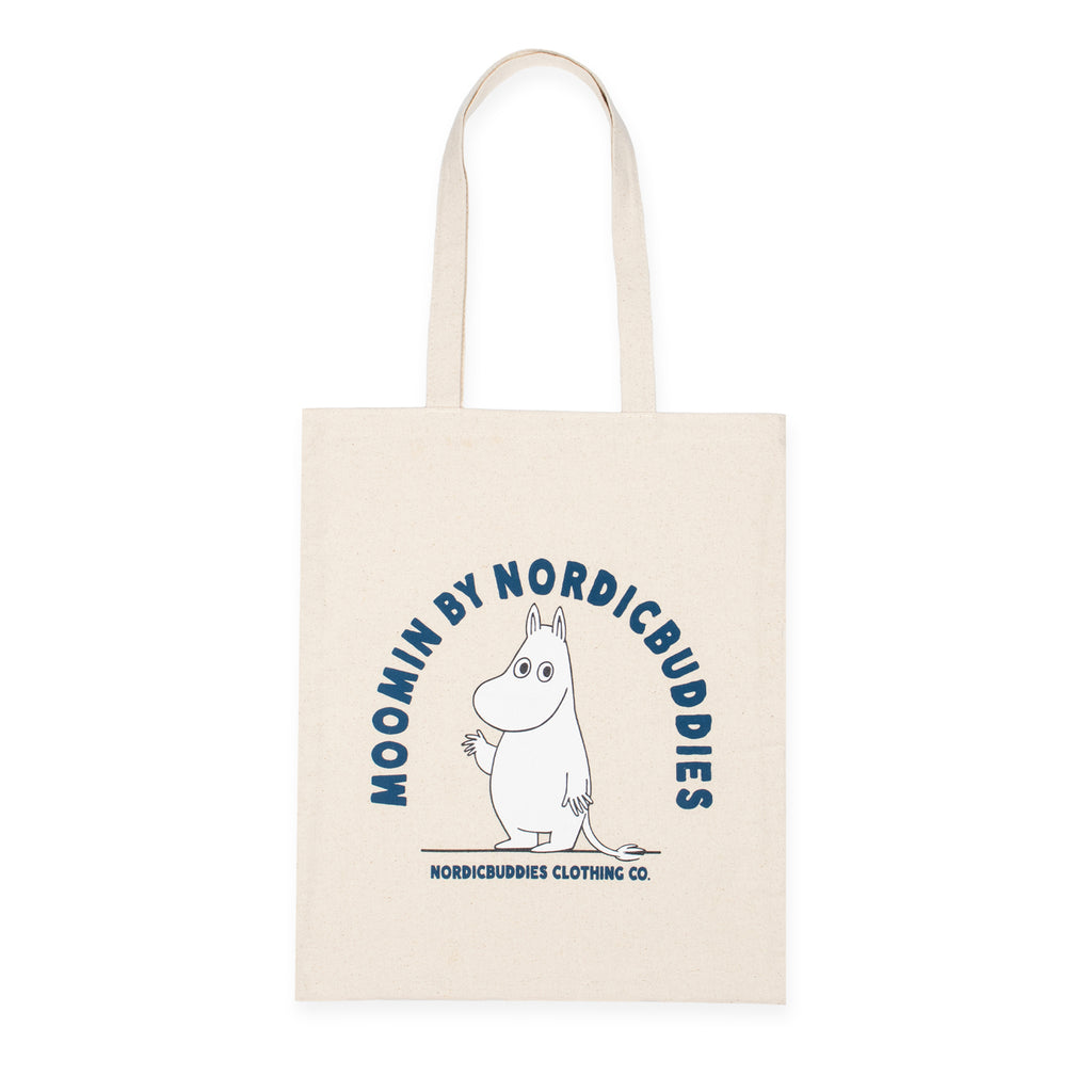 Moomintroll's Greeting Tote Bag - Beige | Official Moomin Product ...